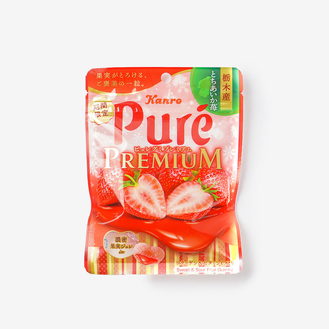 Pure Premium Gummy - Tochiaika Strawberry – Japan Candy Store