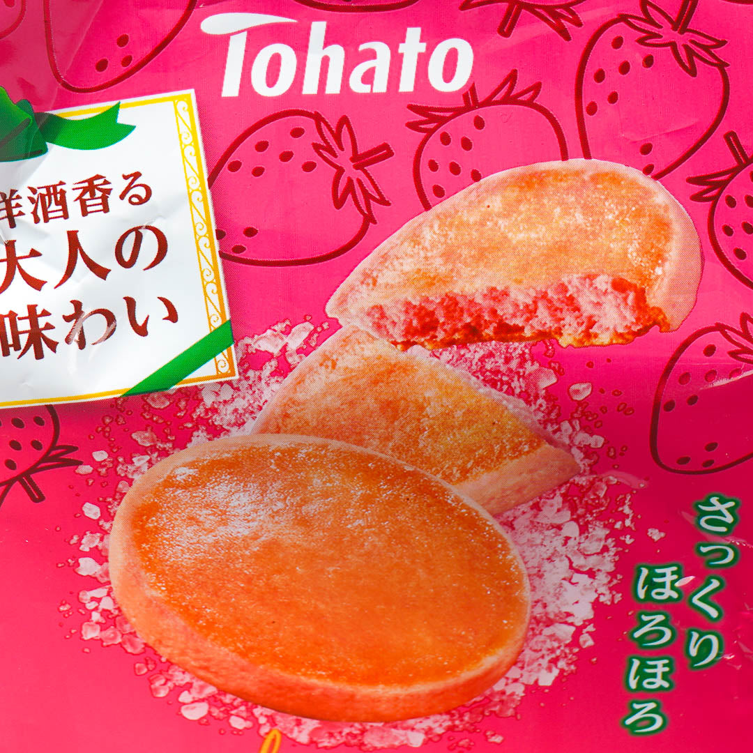 Tohato Salty Biscuits - Amaou Strawberry – Japan Candy Store
