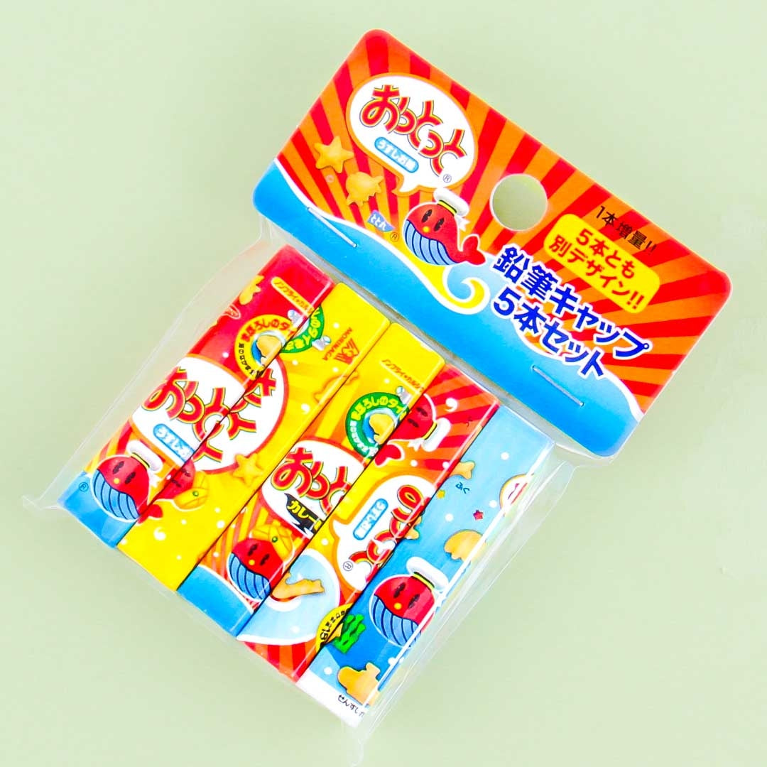 Ottotto Crackers Pencil Cap Set – Japan Candy Store