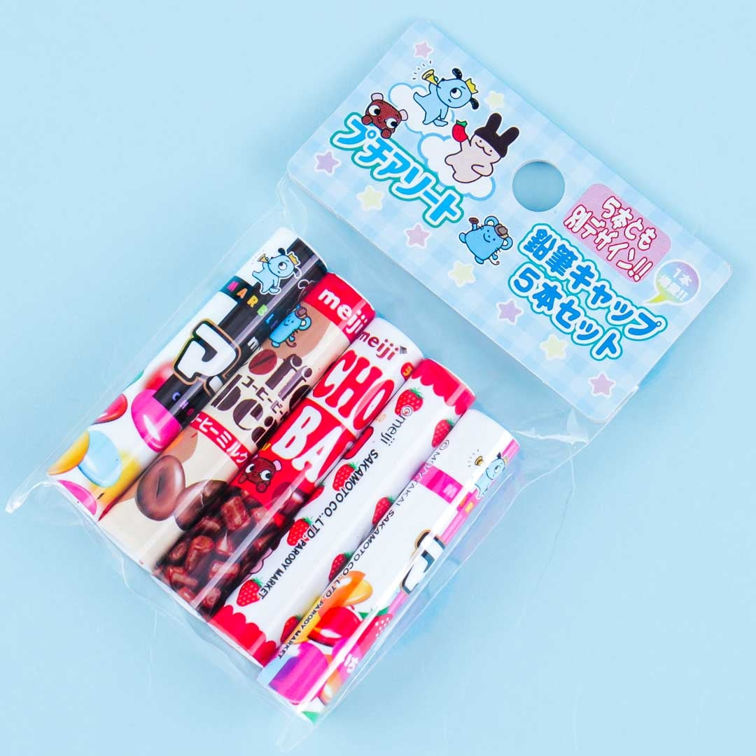 Meiji Assorted Chocolates Pencil Cap Set – Japan Candy Store