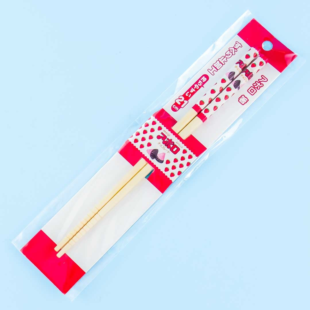 Apollo Strawberry Chocolate Bamboo Chopsticks – Japan Candy Store