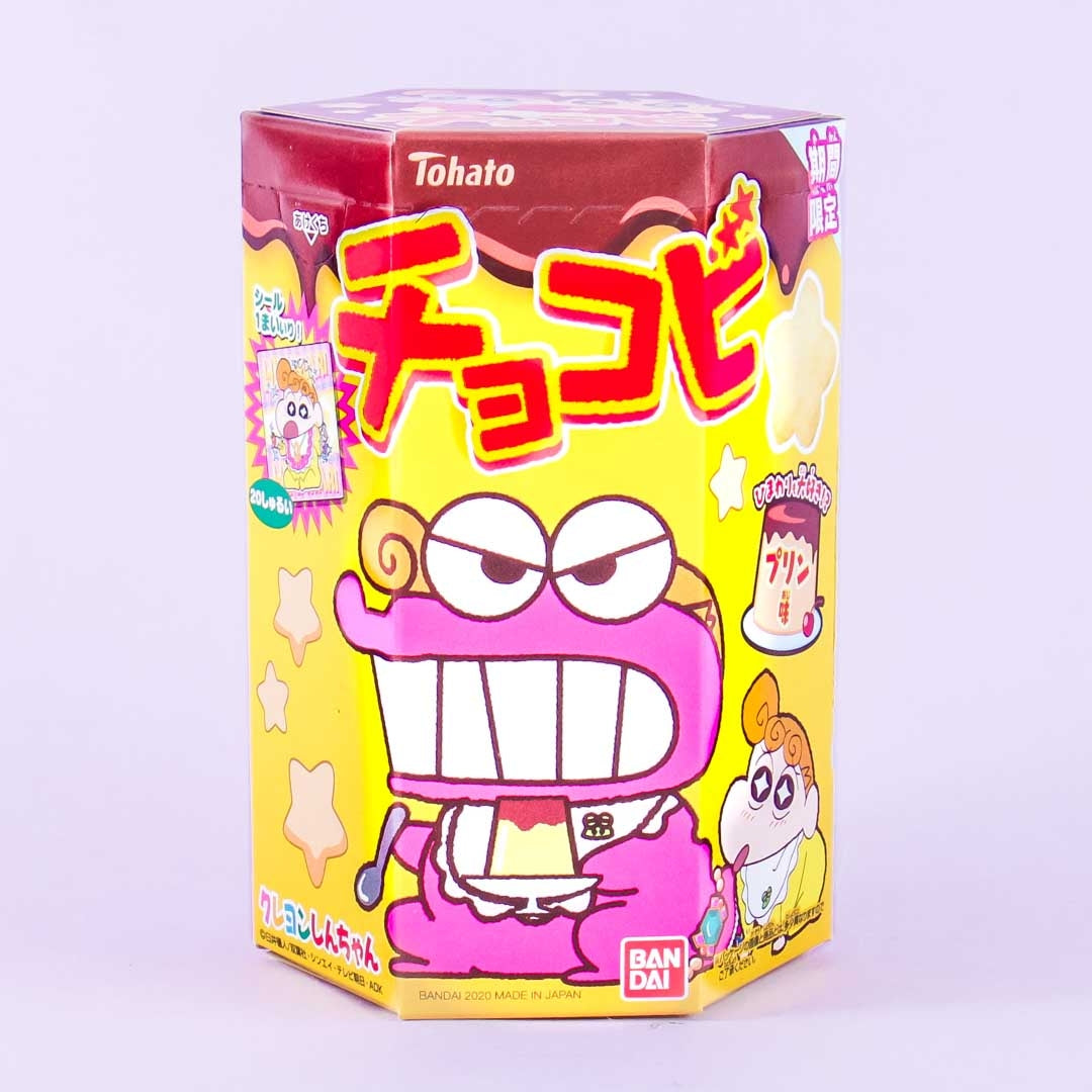 Crayon Shin-Chan Chocobi Corn Snacks - Pudding – Japan Candy Store
