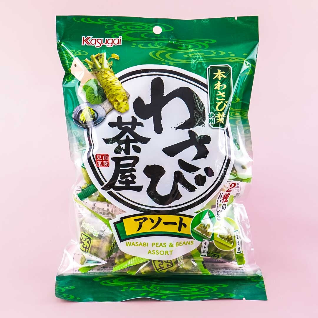 Kasugai Wasabi Chaya Assorted Snacks – Japan Candy Store
