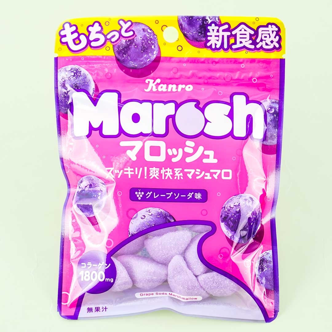 Kanro Marosh Marshmallow - Grape Soda – Japan Candy Store