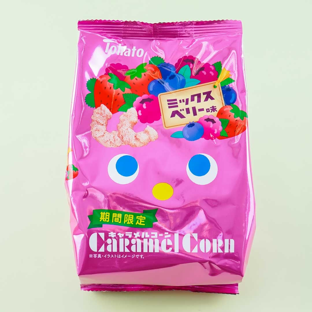 Tohato Caramel Corn - Mixed Berry – Japan Candy Store