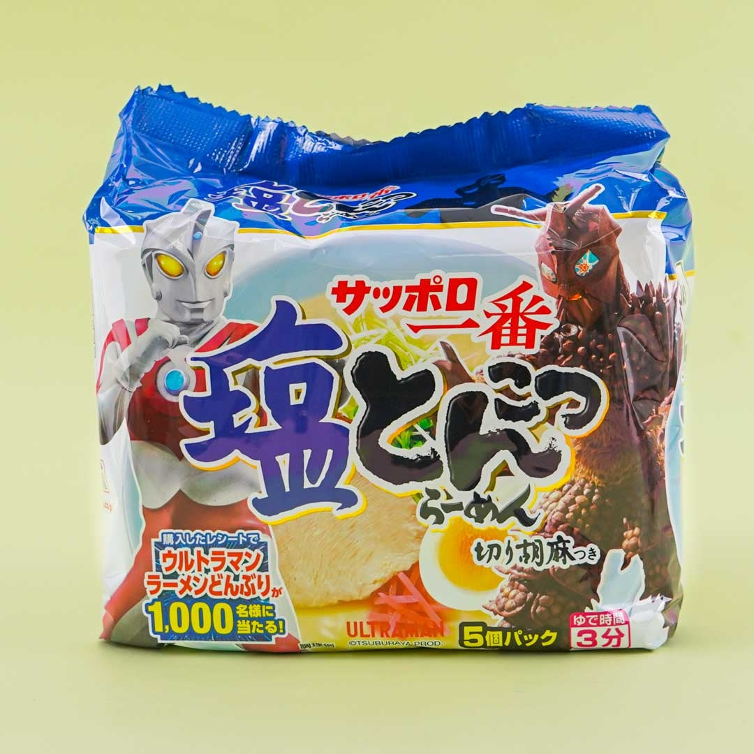 Ultraman Sapporo Ichiban Noodle Pack - Salt Tonkotsu – Japan Candy Store