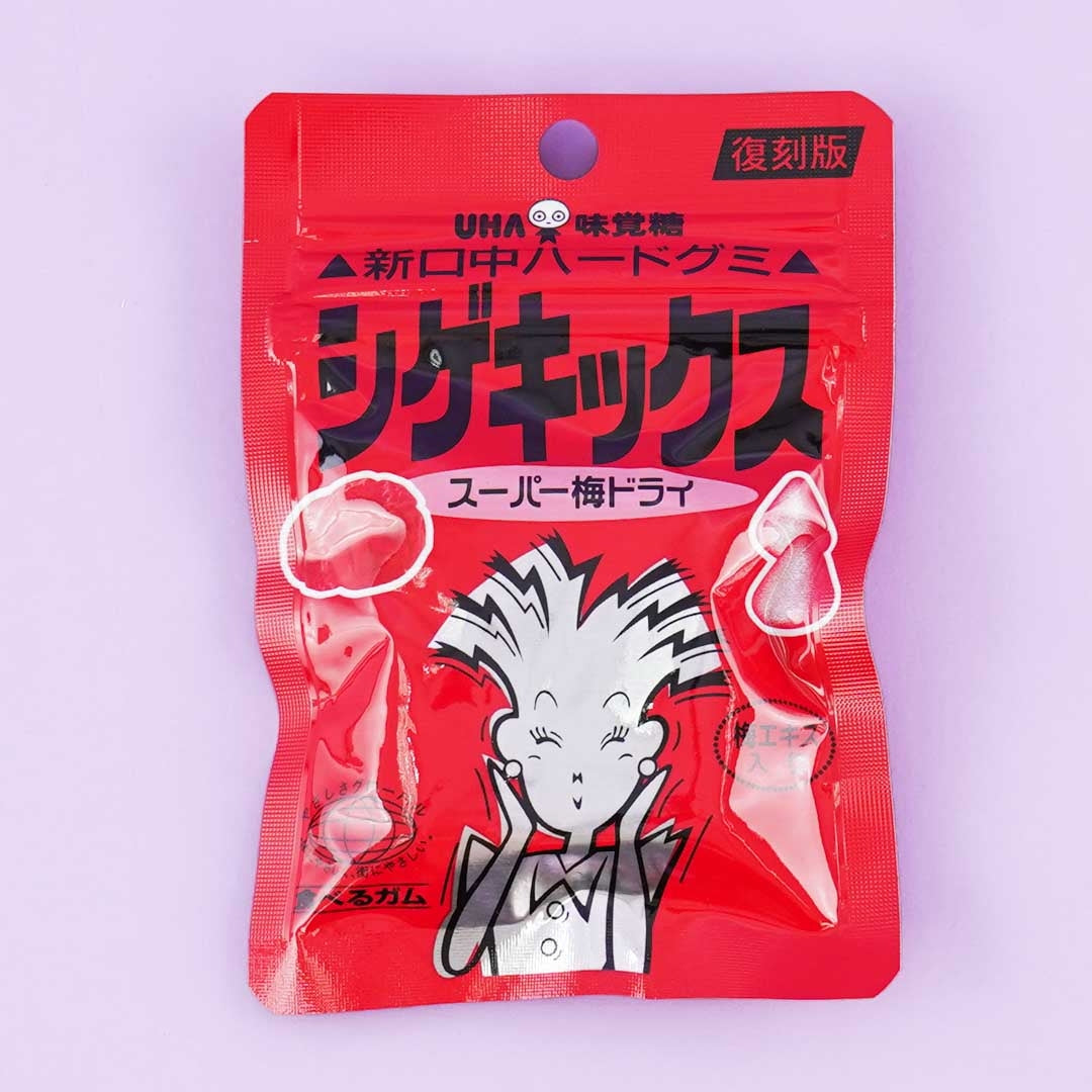 UHA Shigekix Reprint Super Sour Gummy Drops - Plum – Japan Candy Store