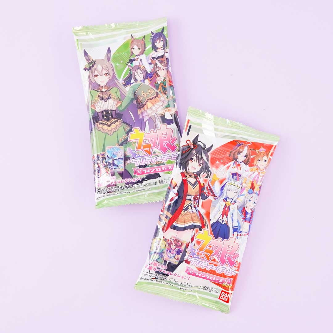 Uma Musume Pretty Derby Card With Twin Choco Wafers – Japan Candy Store