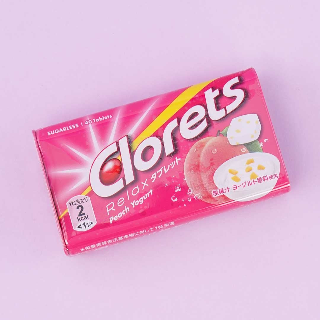 Clorets Relax Tablet Mints - Peach Yogurt – Japan Candy Store