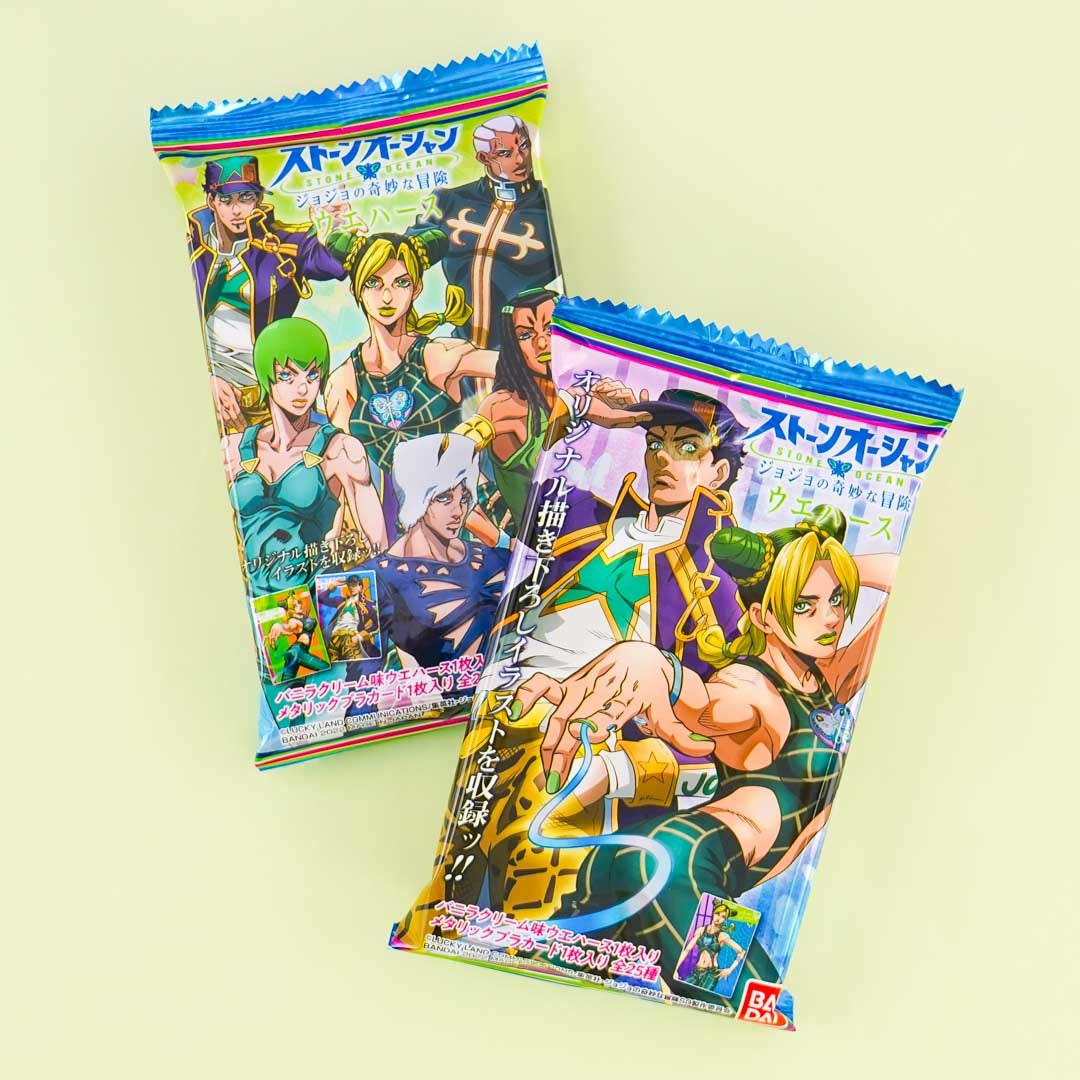 JoJo's Bizarre Adventure: Stone Ocean Wafer With Card – Japan Candy Store