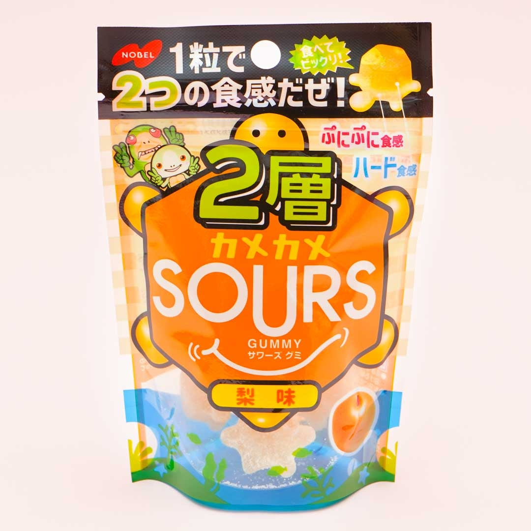 Nobel Kamekame Sours Gummies - Pear – Japan Candy Store