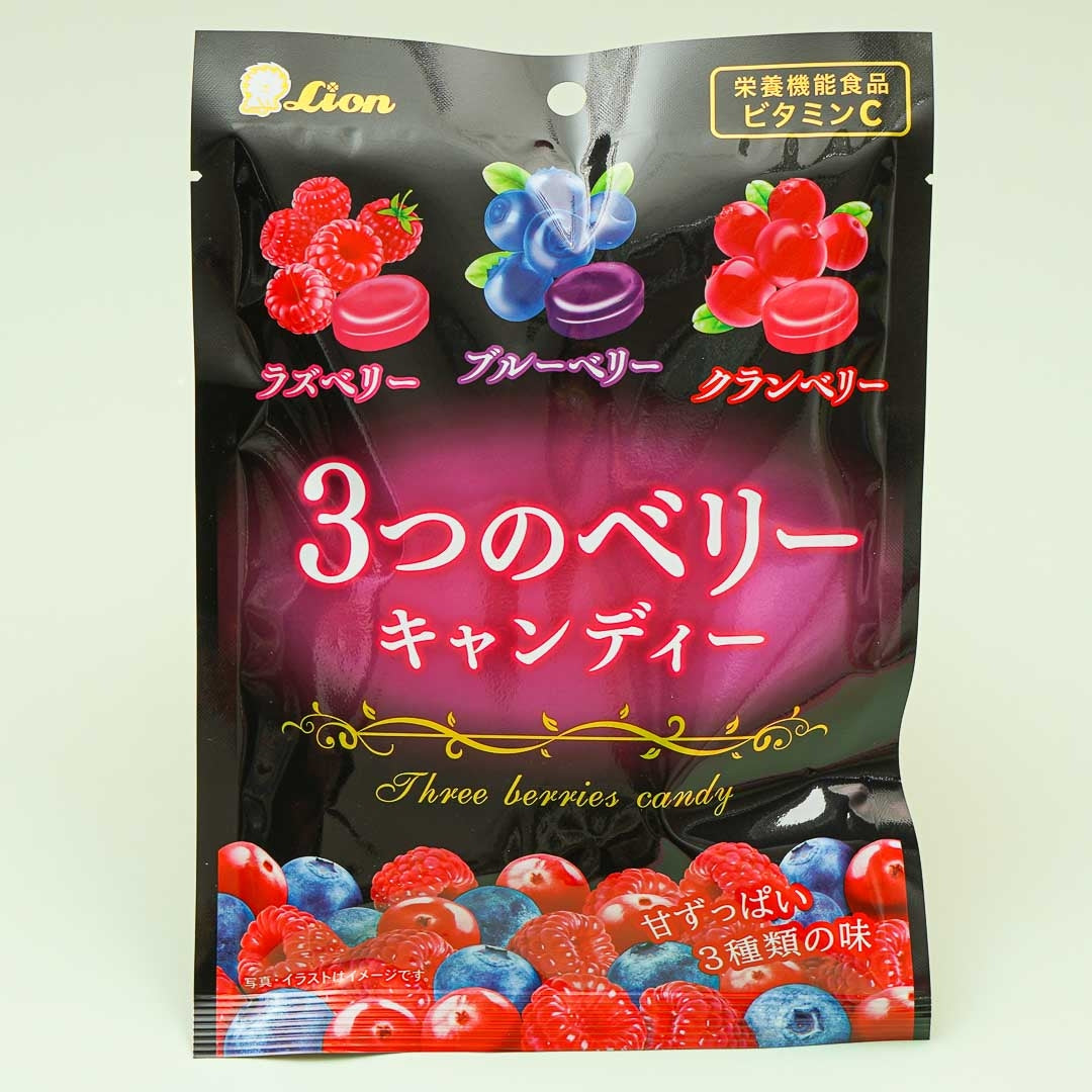 Lion 3 Types Of Berry Candy – Japan Candy Store