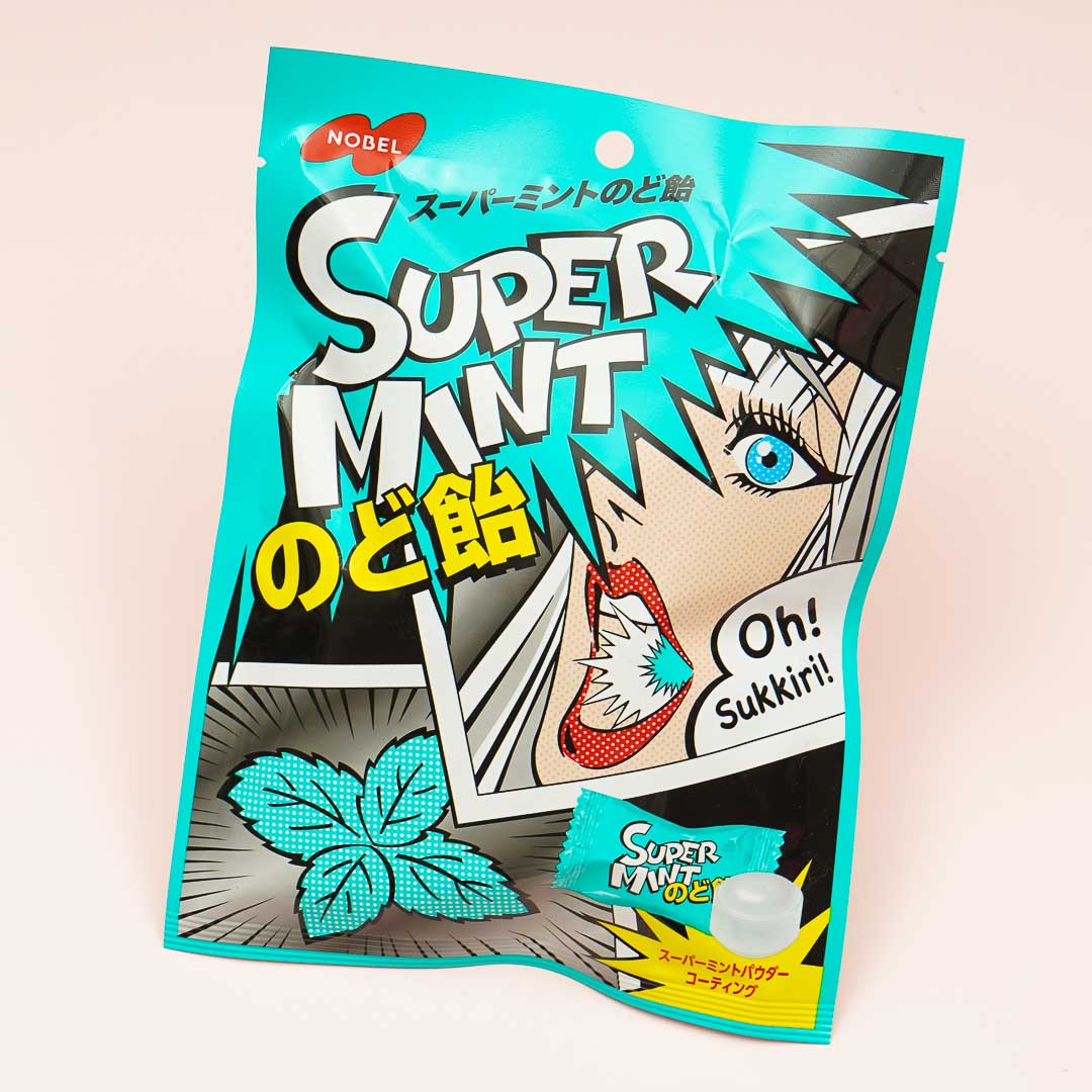 Nobel Super Mint Throat Candy – Japan Candy Store