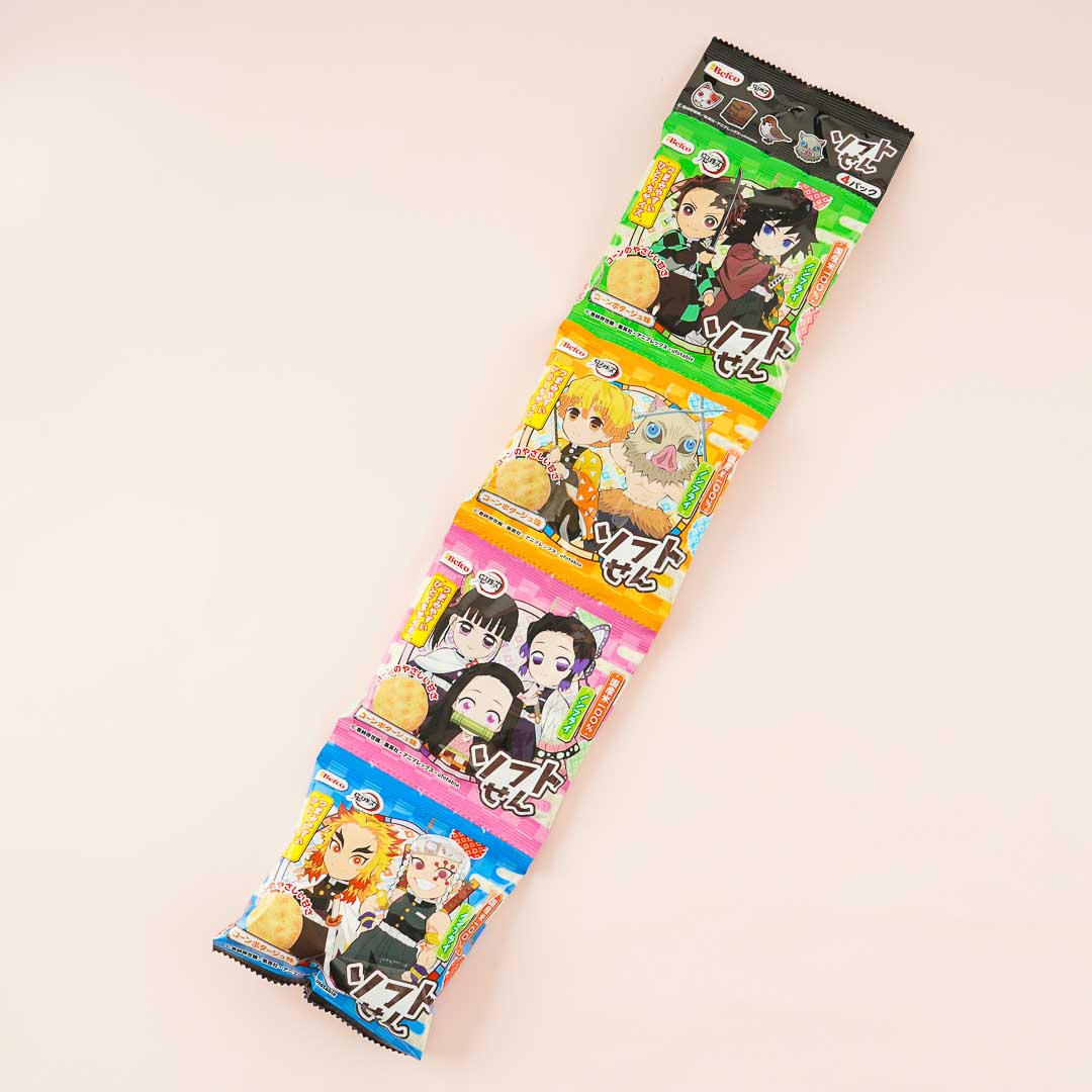 Demon Slayer Soft Rice Crackers Snack Set - Corn Potage - 4 pcs – Japan ...