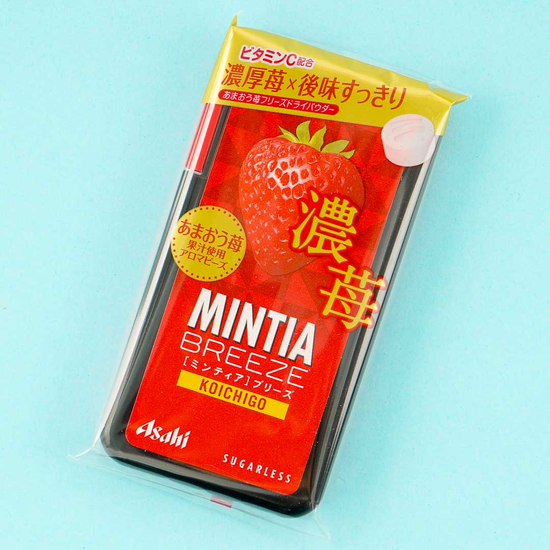 Asahi Mintia Breeze Mints - Deep Strawberry – Japan Candy Store
